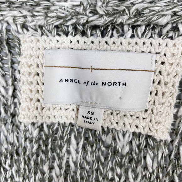 Anthropologie | Sweaters | Angel Of The North Mori Cardigan Gray Green ...